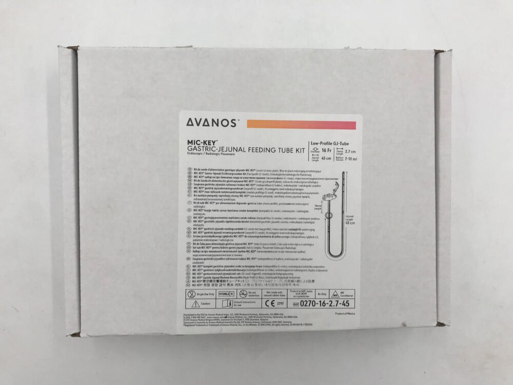 AVANOS 0270-16-2.7-45 Mic-Key Gastric-Jejunal Feeding Tube Kit Low ...