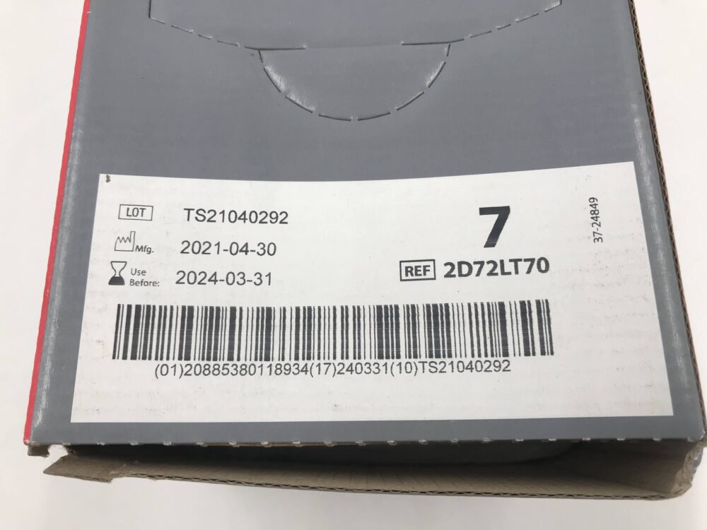 Cardinal Health 2D72LT70 Protexis Latex Ortho Surgical Gloves Powder ...