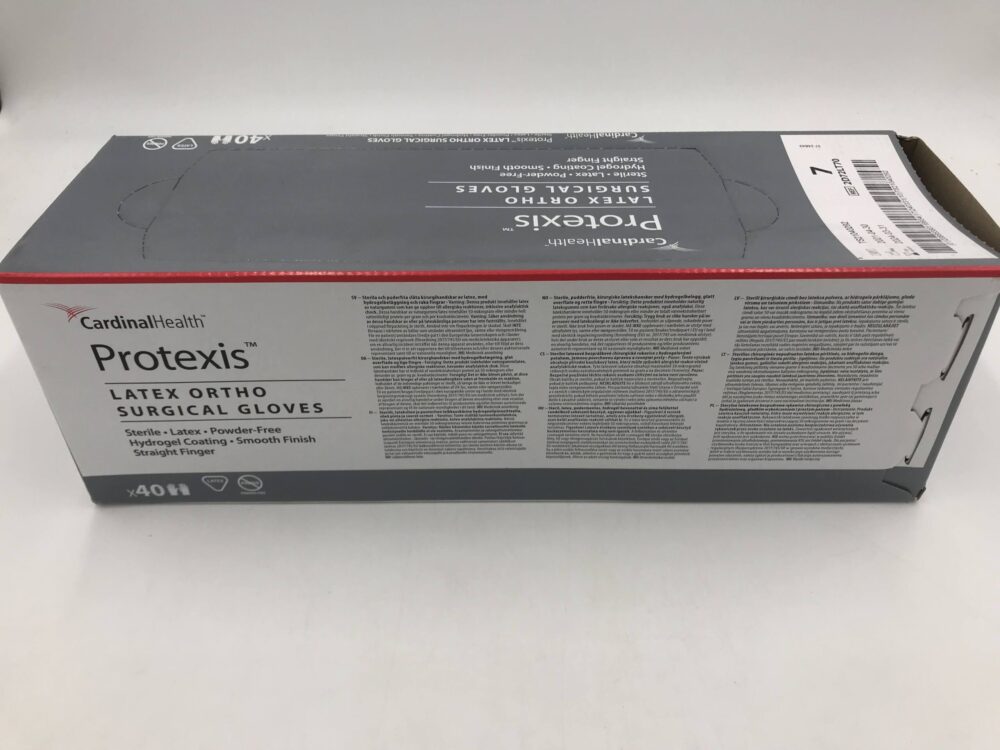 Cardinal Health 2D72LT70 Protexis Latex Ortho Surgical Gloves Powder-Free Hydrogel Coating Size ...