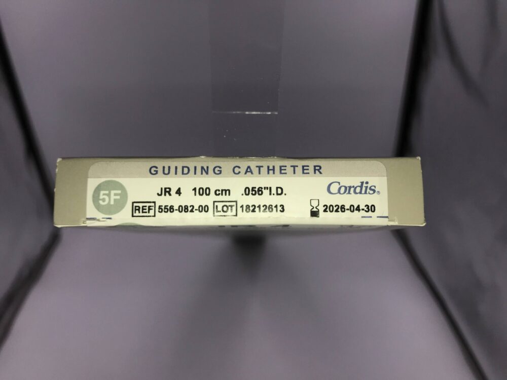 Cordis 556-082-00 JR 4 5F 100cm Guiding Catheter Vista Britetip - GB ...