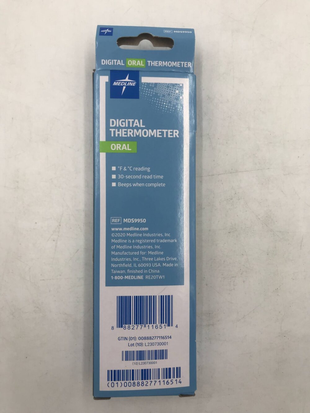 Medline MDS9950 Digital Thermometer Oral - GB TECH USA