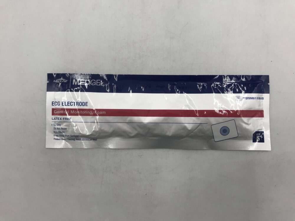 Medline MDSM611505 MedGel ECG Electrode General Monitoring Foam Latex ...