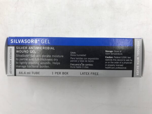Medline MSC9301EP Silvasorb Gel Silver Antimicrobial Wound Gel 1.5 FL ...