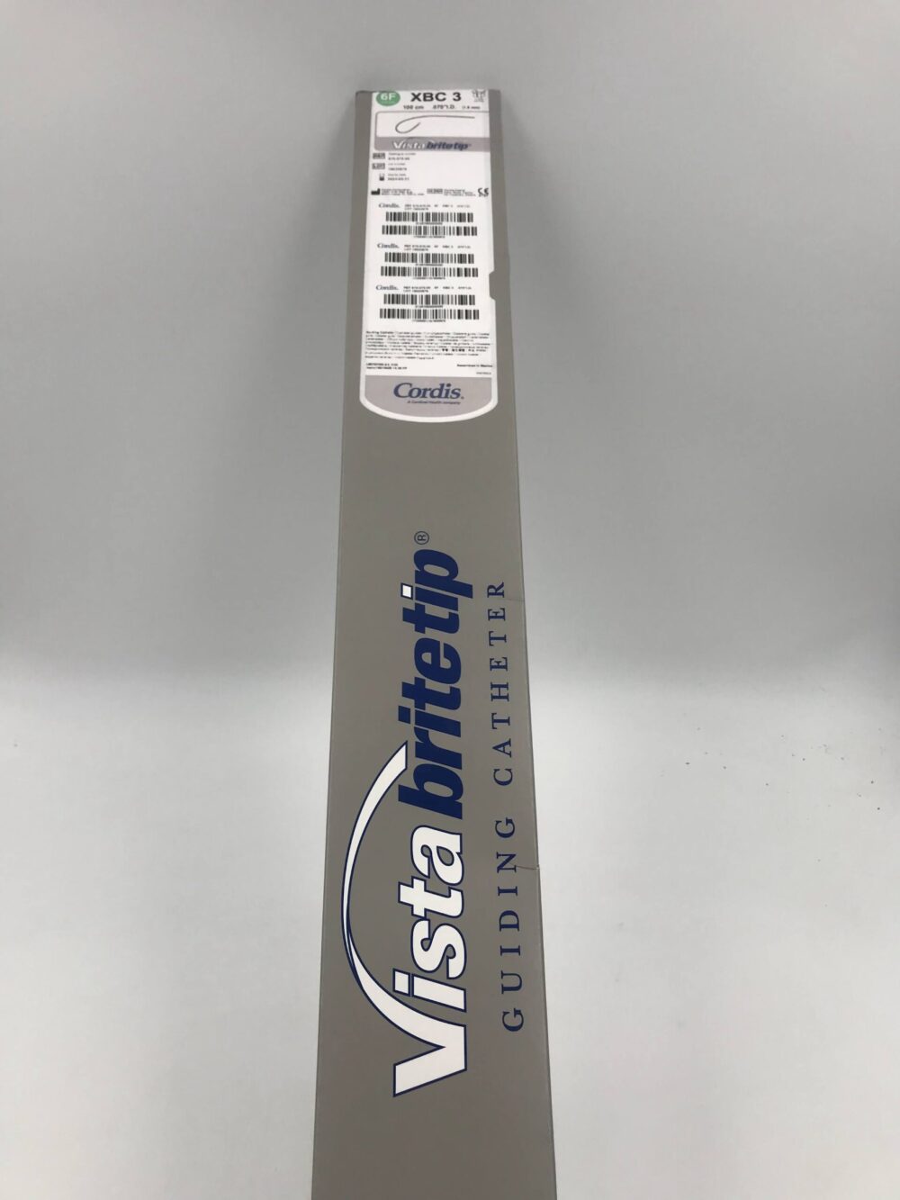 Cordis 670-070-00 Vista Brite Tip Guiding Catheter XBC 3 6F 100cm .070 ...