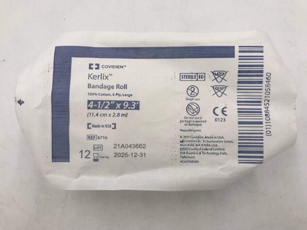 Covidien 6716 Kerlix Bandage Roll 4-1/2″ x 9.3′ (11.4cm x 2.8m) - GB ...