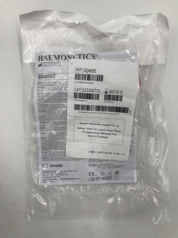 Haemonetics SQ40SE Blood Transfusion Filter – GB TECH USA