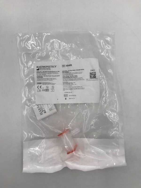 Haemonetics SQ40S Blood Transfusion Filter - GB TECH USA