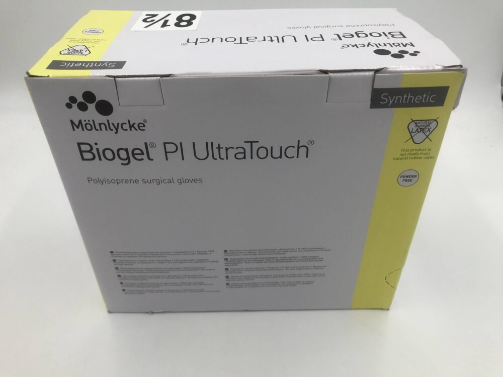 Molnlycke 41185 Biogel PI Ultratouch Polyisoprene Surgical Gloves Size ...