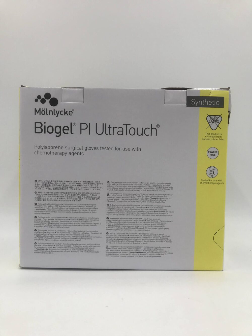 Molnlycke 41160 Biogel PI Ultratouch Polyisoprene Surgical Gloves Size ...