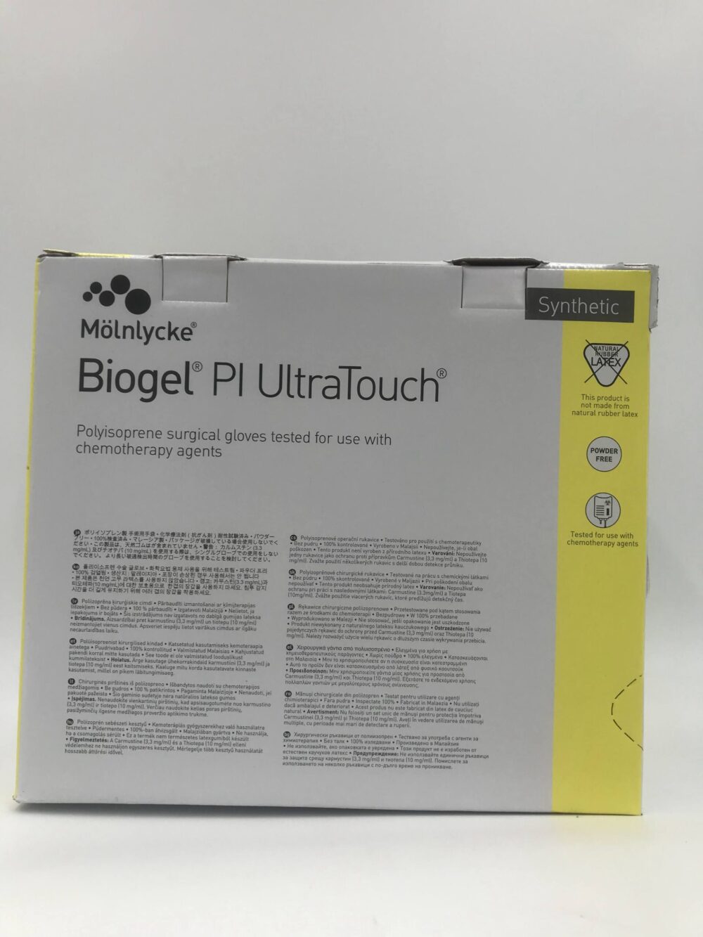 Molnlycke 41175 Biogel PI Ultratouch Polyisoprene Surgical Gloves Size ...