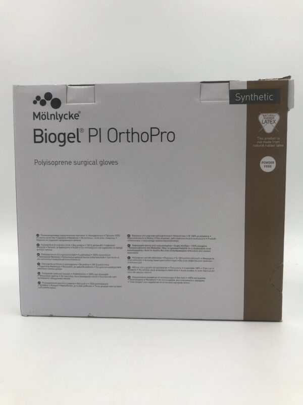 Molnlycke 47690 Biogel PI OrthoPro Polyisoprene Surgical Gloves Size 9 ...