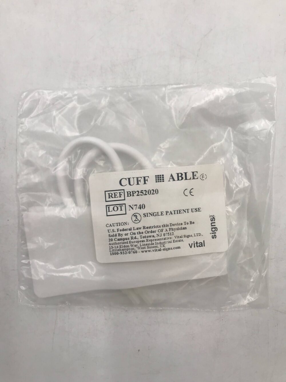 Vital Signs BP252020 Cuff Able Blood Pressure Cuff - GB TECH USA