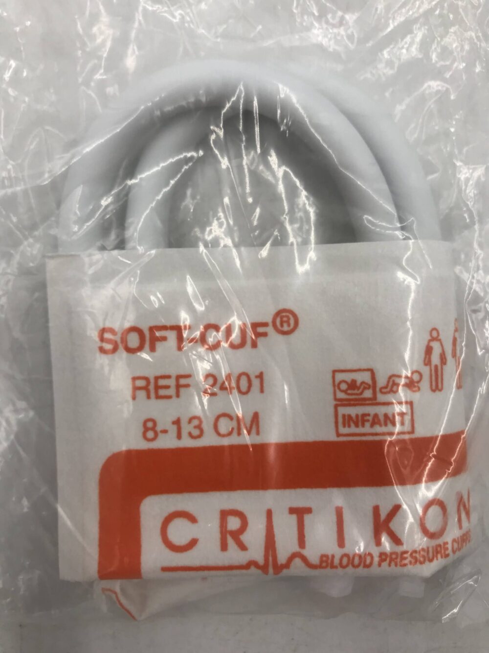 Critikon 2401 Soft-Cuf Range 8-13cm Infant Blood Pressure Cuff - GB ...