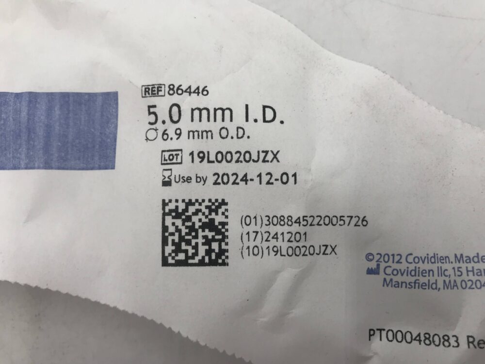 Covidien 86446 Shiley Hi-Lo Oral/Nasal Tracheal Tube Cuffed ...