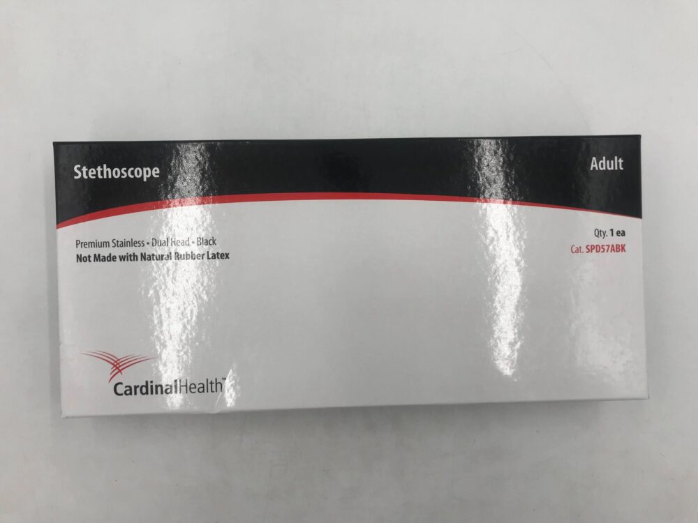 CARDINAL HEALTH SPD57ABK Premium Stainless, Dual Head, Black ...