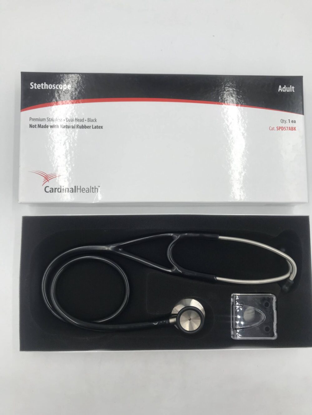 CARDINAL HEALTH SPD57ABK Premium Stainless, Dual Head, Black ...