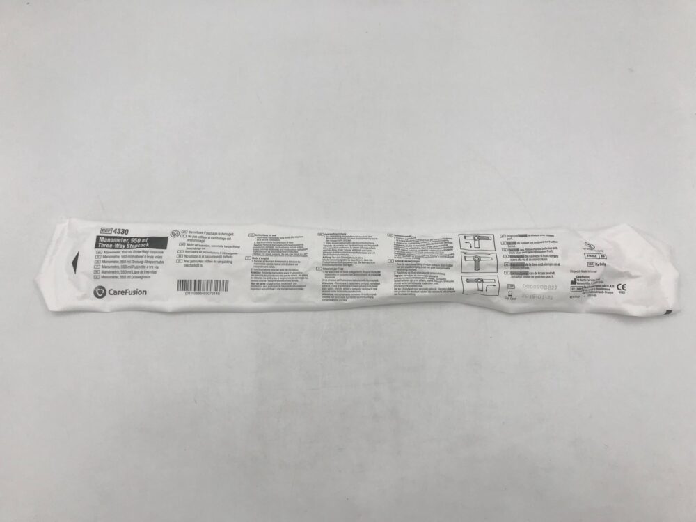 CareFusion 4330 Manometer 550ml Three-Way Stopcock (X) - GB TECH USA