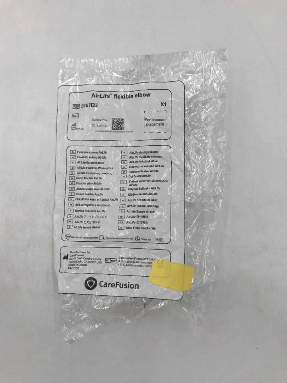 CareFusion 5157EU AirLife Flexible Elbow - GB TECH USA