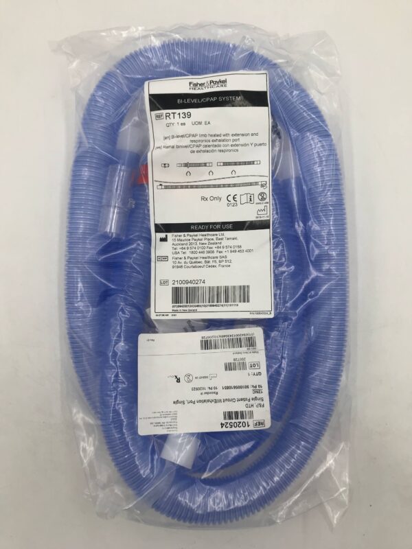 FISHER&PAYKEL RT139 Bi-Level/CPAP Limb Heated w/Extension and ...