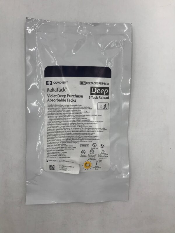 Covidien RELTACK5RDPTSW ReliaTack Violet Deep Purchase Absorbable Tacks ...