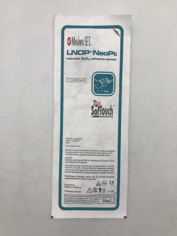 MASIMO LNOP NeoPt SofTouch LNOP NeoPt Neonatal SpO2 Adhesive Sensor ...