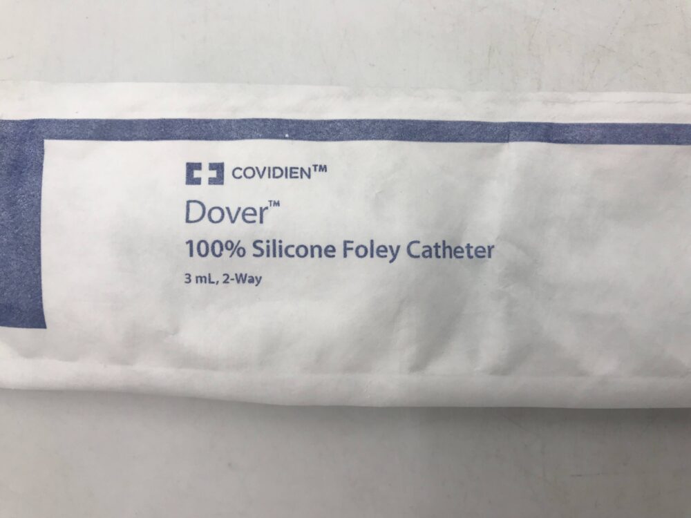 Covidien 8887603085 Dover 100% Silicone Foley Catheter 3mL 2-Way 8Fr/Ch (2.7mm) (X) - GB TECH USA