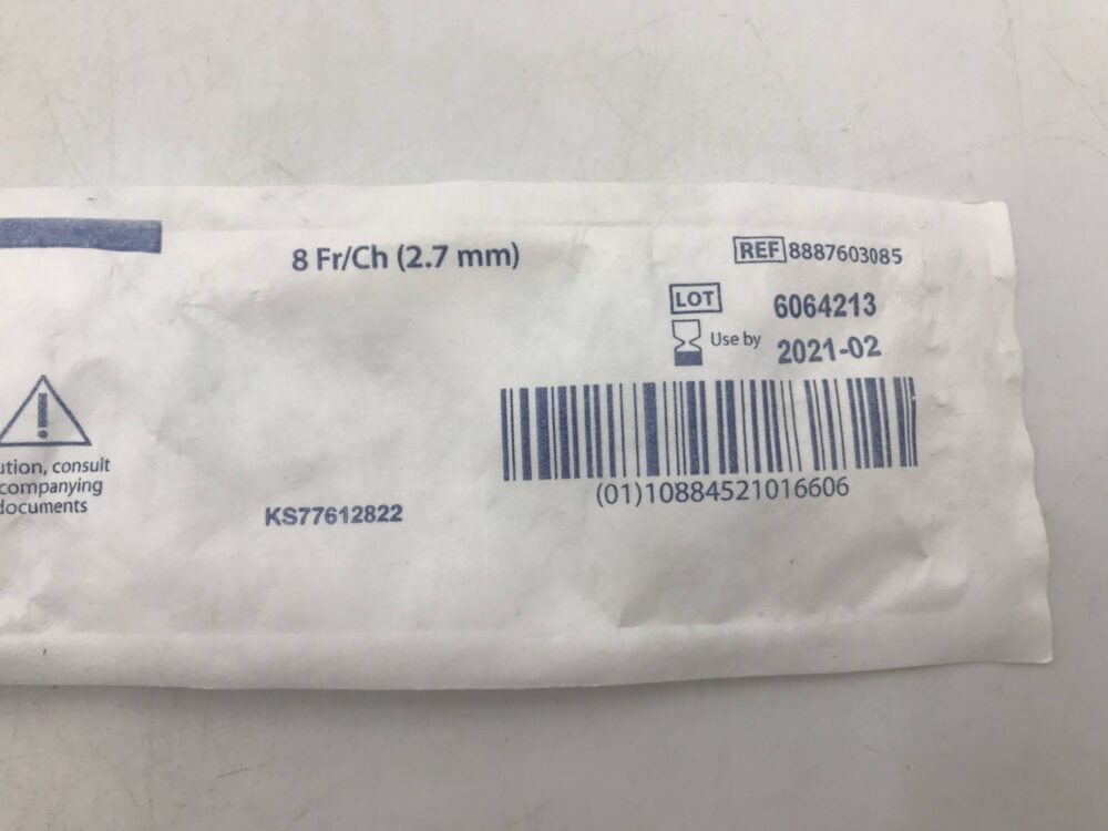 Covidien 8887603085 Dover 100% Silicone Foley Catheter 3mL 2-Way 8Fr/Ch (2.7mm) (X) - GB TECH USA