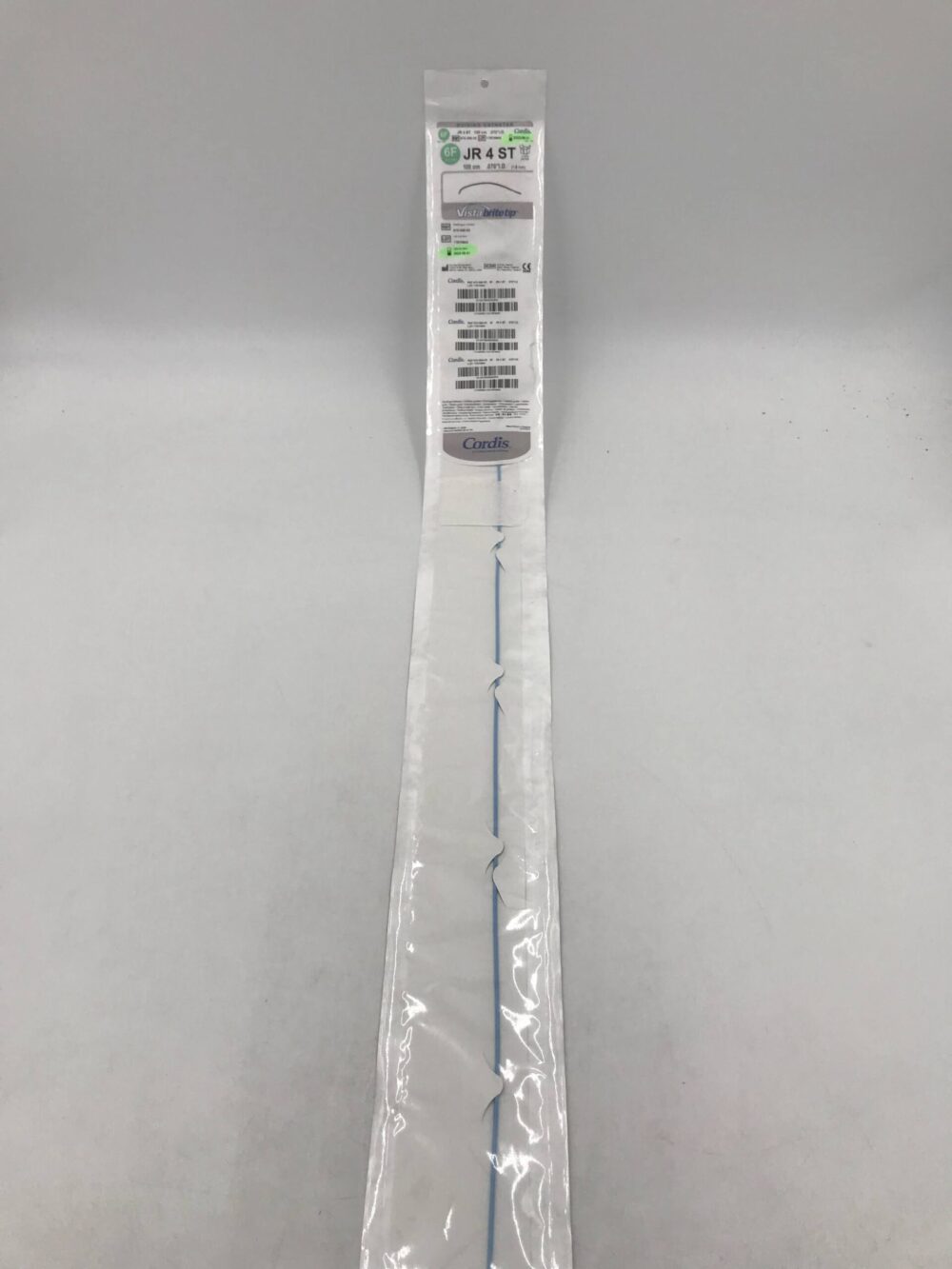Cordis 670-090-00 Vista Brite Tip Guiding Catheter JR 4 ST 6F 100cm (X ...