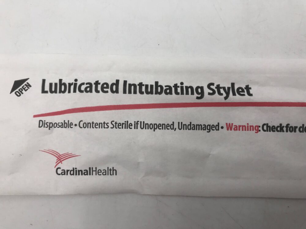 Cardinal Health IS12L Lubricated Intubating Stylet 12Fr (X) - GB TECH USA