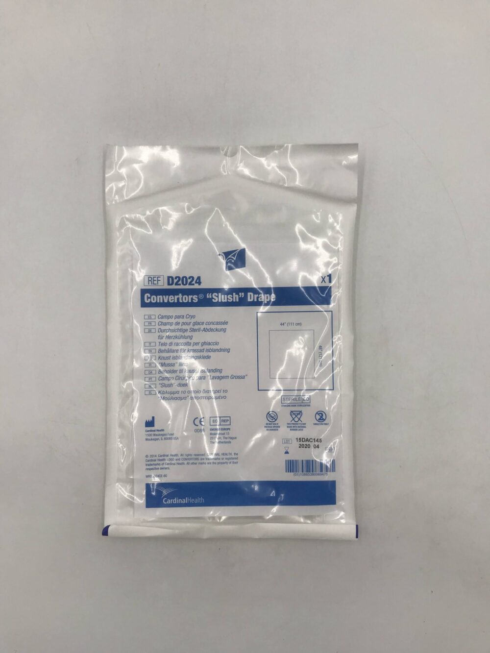 Cardinal Health D2024 Convertors Slush Drape 44" x 48" (X) - GB TECH USA