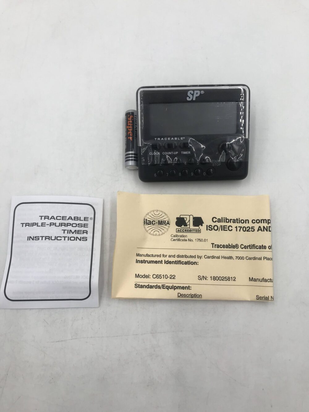 Cardinal Health C6510-22 Brand Traceable Triple Purpose Timer - GB TECH USA