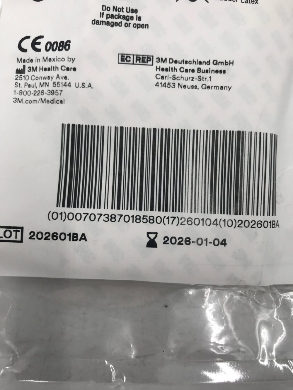 3M 1016 Steri-Drape Irrigation Pouch 50mm x 60cm (19" x 23") - GB TECH USA