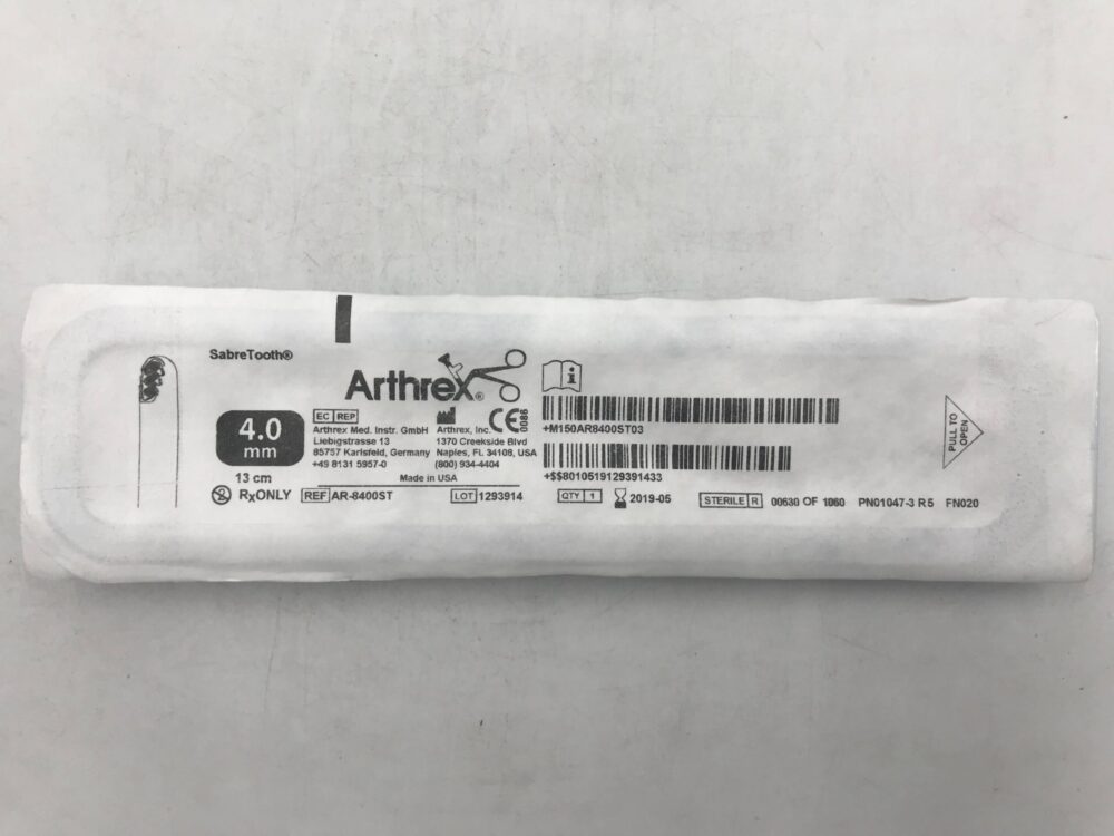 Arthrex AR-8400ST Sabre Tooth 4.0mm (X) - GB TECH USA
