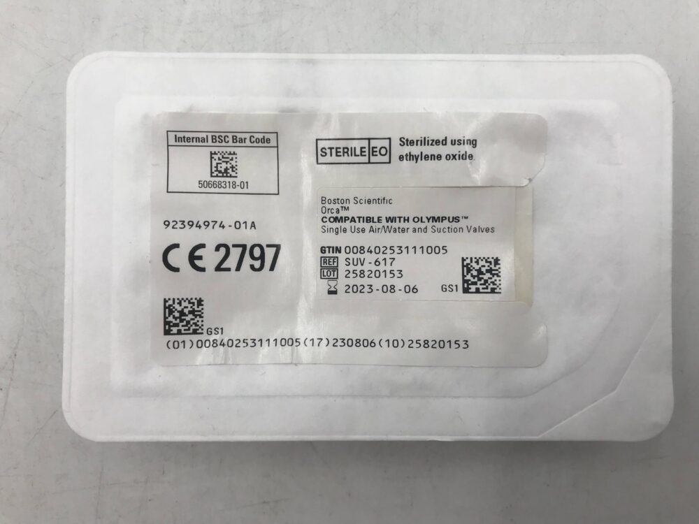 Boston Scientific SUV-617 Single Use Air/Water and Suction Valves (X ...