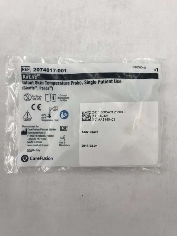 CareFusion 2074817-001 AirLife Infant Skin Temperature Probe - GB TECH USA