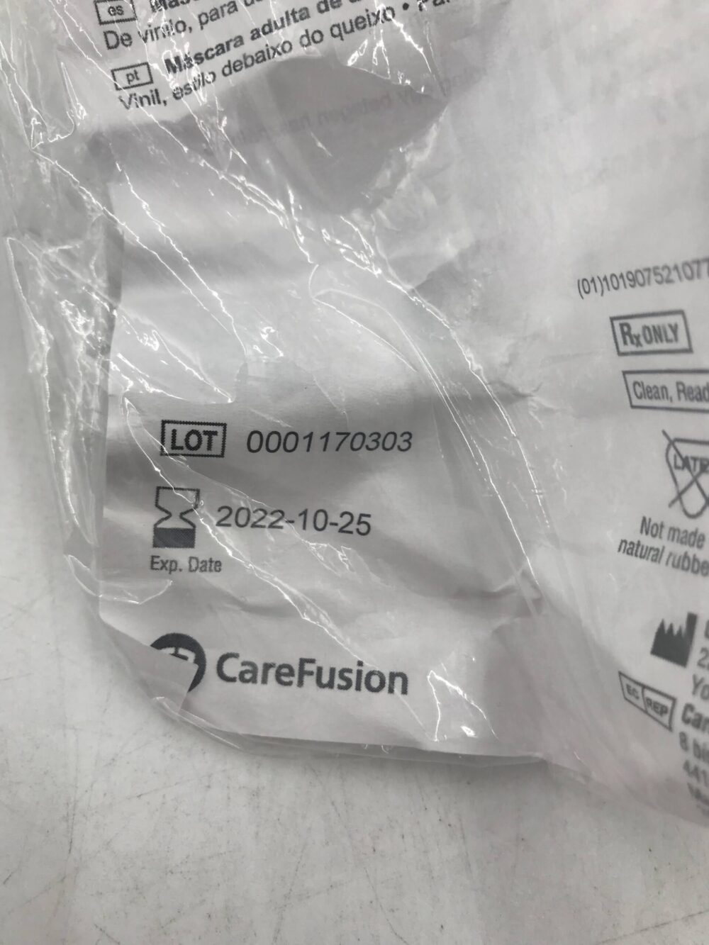 CareFusion 001206 AirLife Adult Aerosol Mask Under The Chin Style (X ...