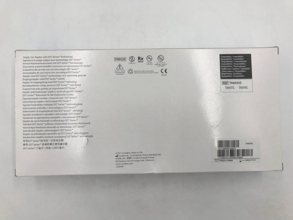 COVIDIEN TA6035S TA Auto Suture Stapler 60mm-3.5mm(X) - GB TECH USA