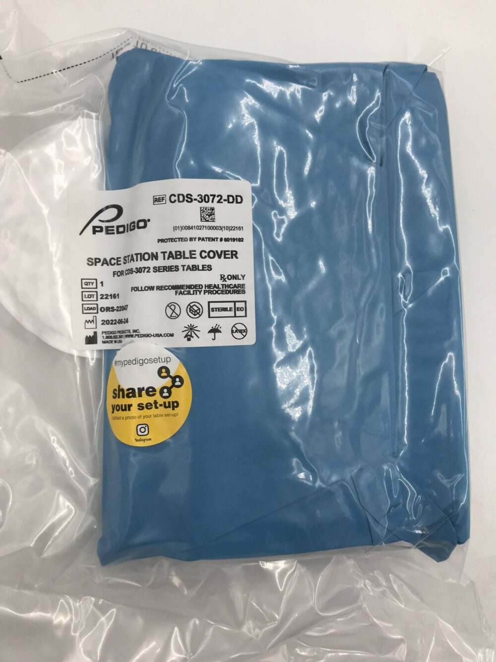 PEDIGO CDS-3072-DD Space Station Table Cover (12/Case) - GB TECH USA