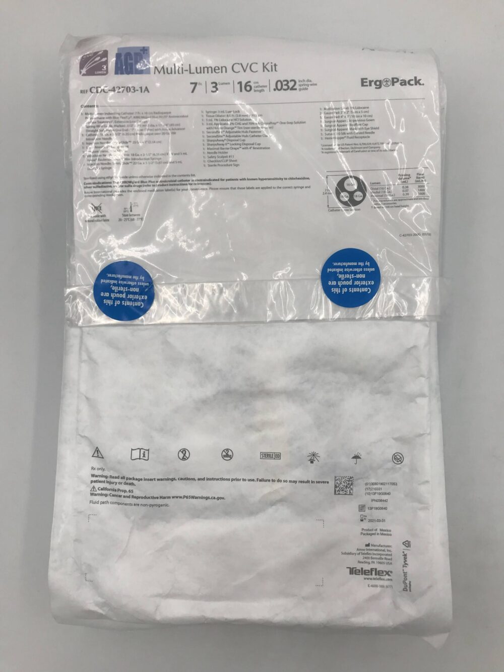 ARROW CDC-42703-1A AGB Multi-Line CVC Kit 7F x 16cm x .032in(X) - GB ...