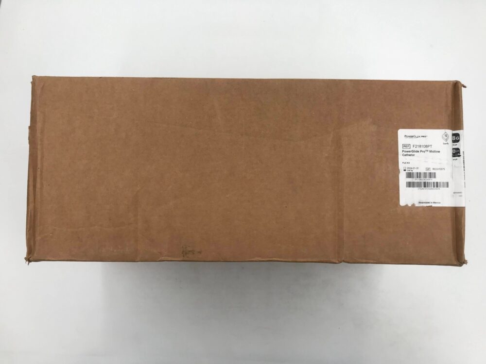 BARD F218108PT PowerGlide Pro Midline Catheter 18G x 10cm (10/Case)(X ...