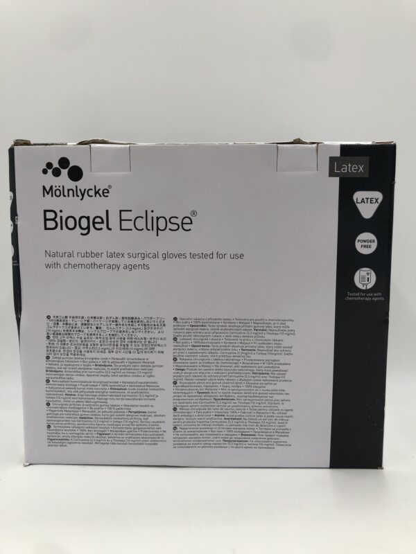 Molnlycke 75260 Biogel Eclipse Natural Rubber Latex Surgical Gloves ...
