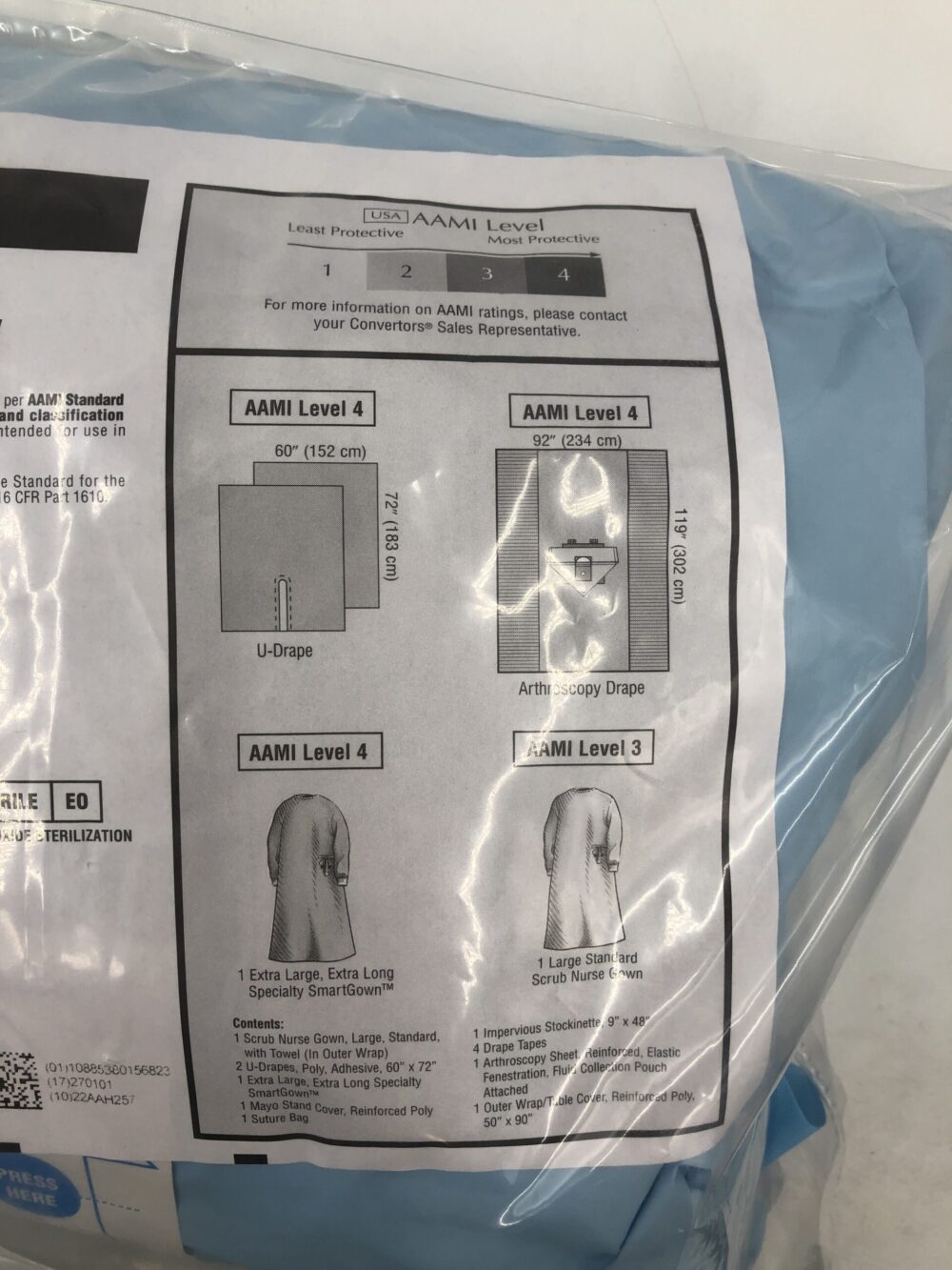 CardinalHealth 9185 Covertor Arthroscopy Pack II (U-Drape, Arthroscopy ...