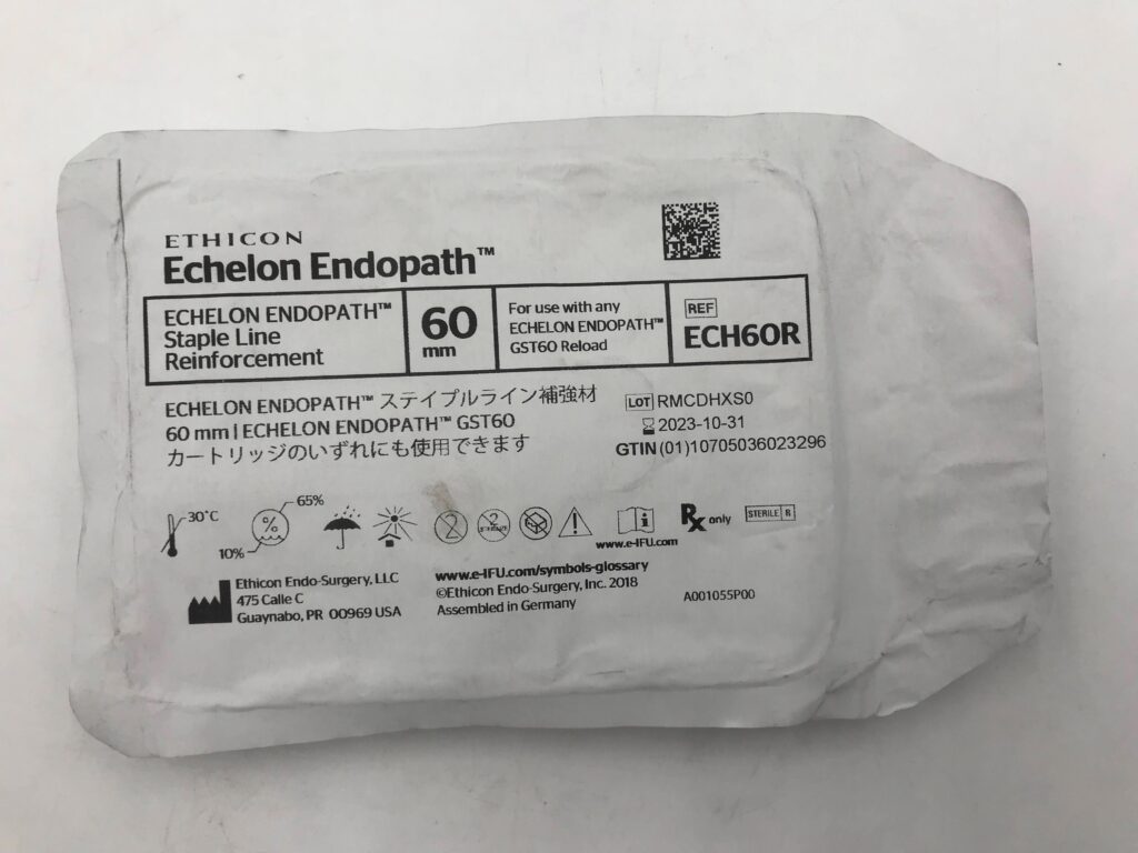 ETHICON ECH60R Echelon Endopath Staple Line Reinforcement 60mm(X) - GB TECH USA