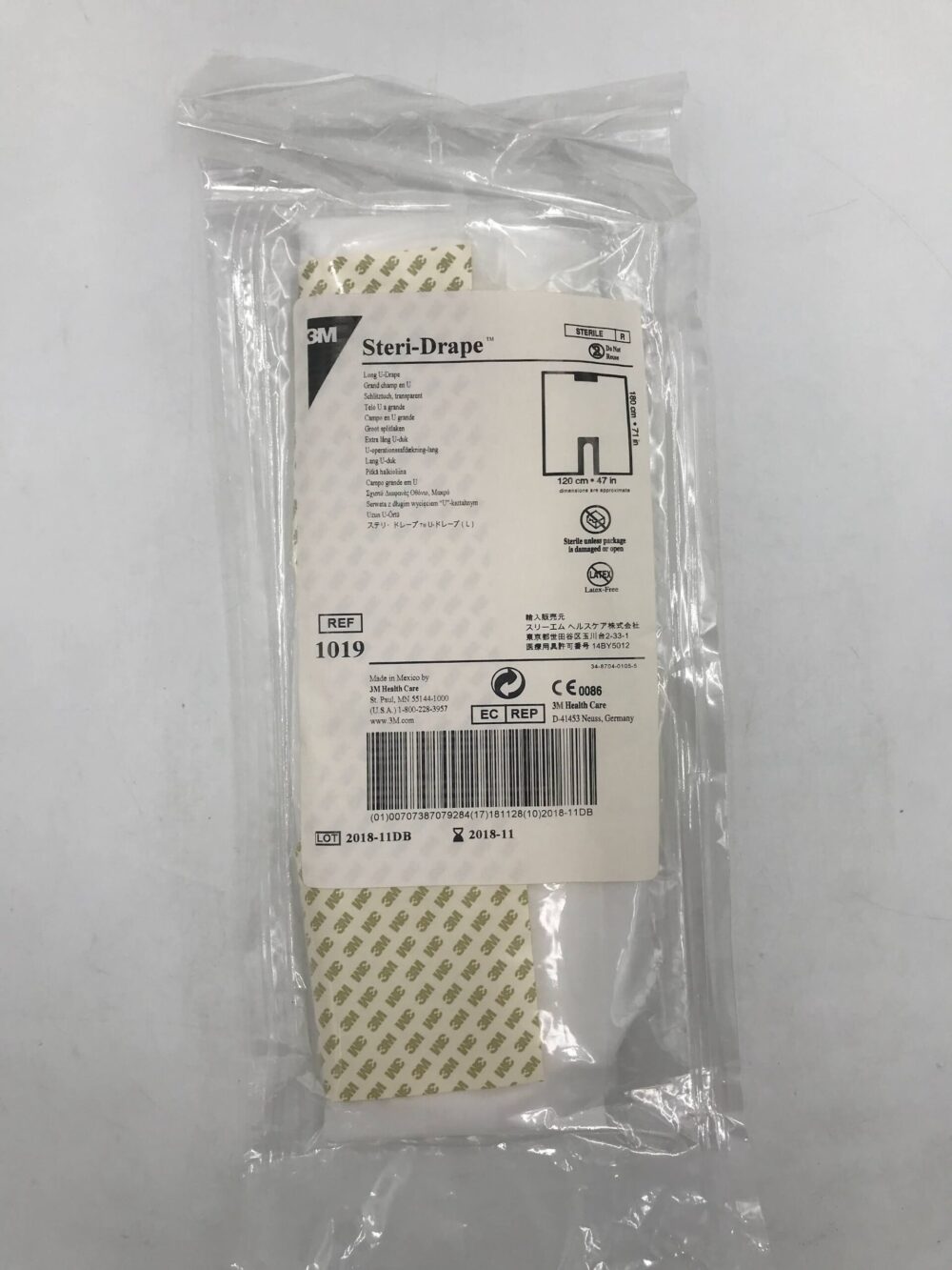 3M 1019 Steri-Drape Long U-Drape 180cm x 120cm (71in x 47in) (X) - GB ...