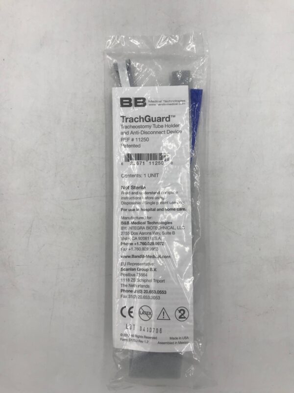 B&B Medical 11250 TrachGuard Tracheostomy Tube Holder and Anti ...