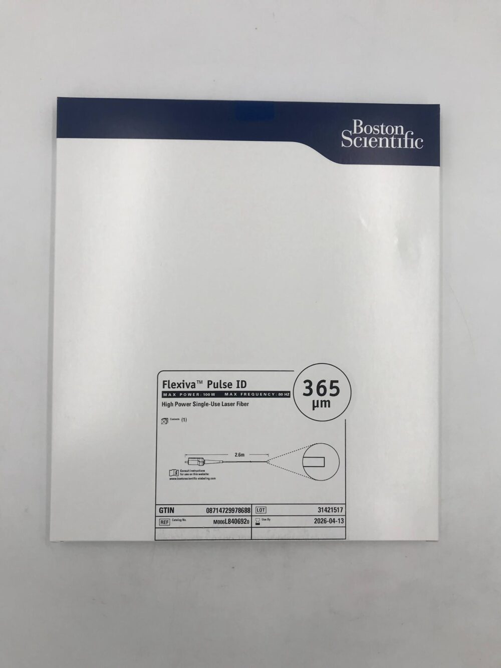 Boston Scientific L840692 Flexiva Pulse ID Max Power 100W Max Frequency ...