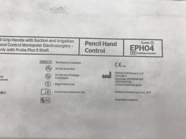 Ethicon EPH04 Endopath Electrosurgery Probe Plus II (X) - GB TECH USA