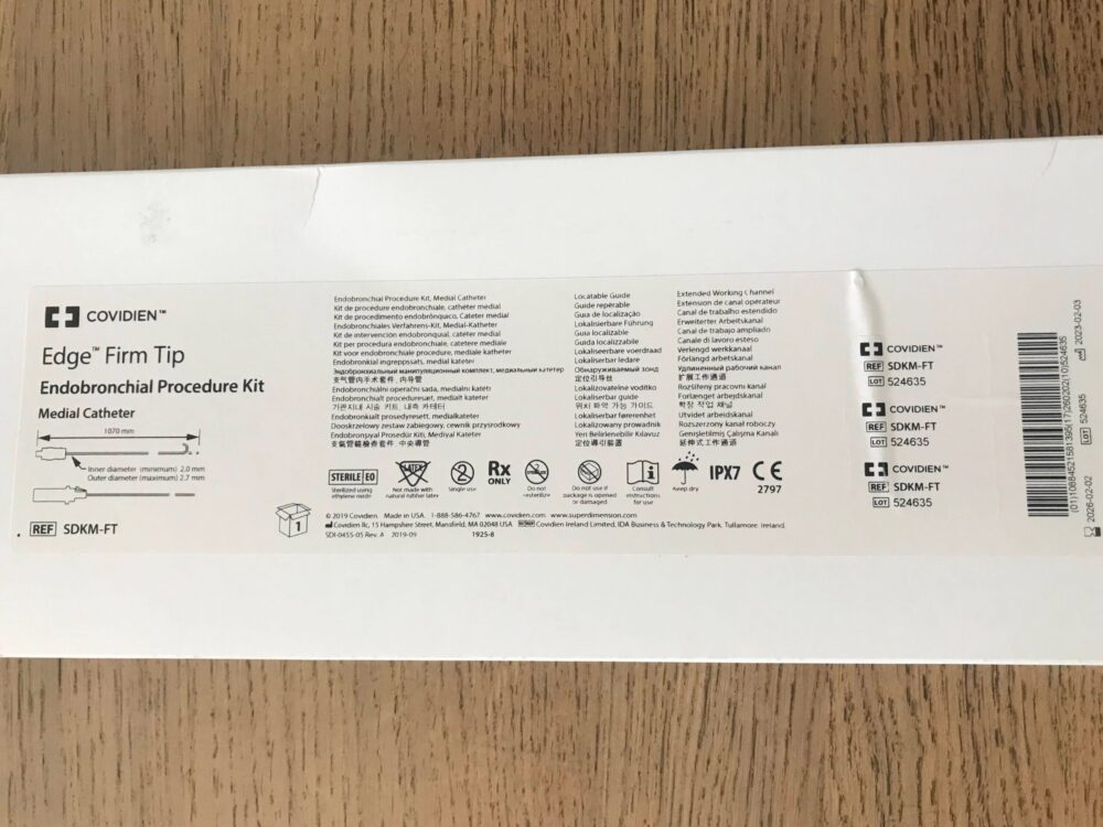COVIDIEN SDKM-FT Edge Firm Tip Endobronchial Procedure Kit, Medical ...