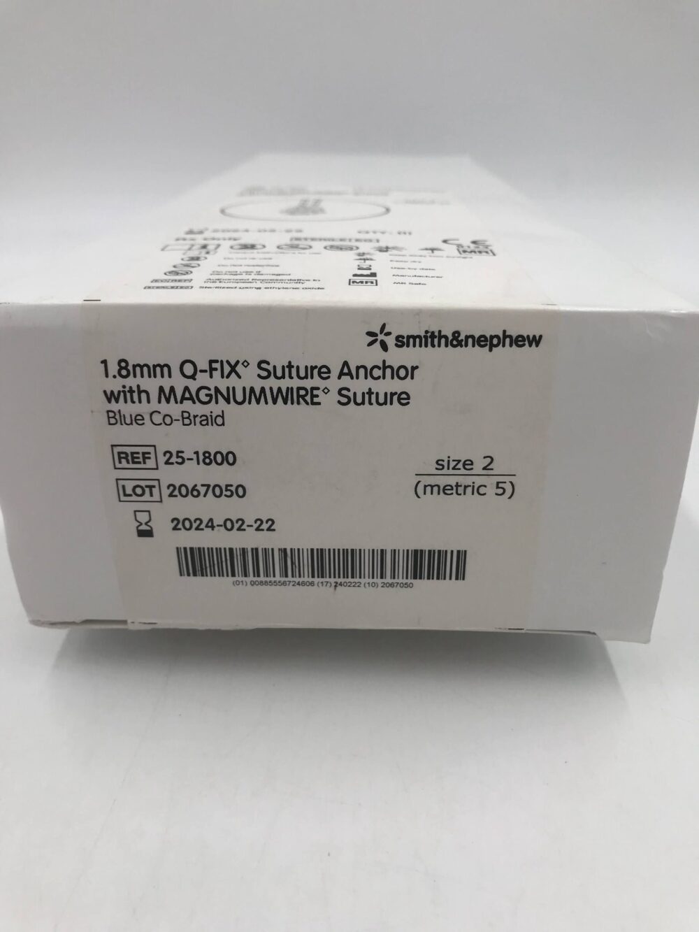 Smith&Nephew 25-1800 1.8mm Q-Fix Suture Anchor Size 2 (metric 5) (X) - GB TECH USA