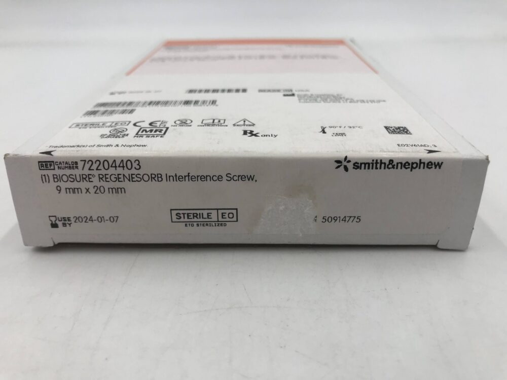Smith&Nephew 72204403 Biosure Regenesorb Interference Screw 9mm x 20mm ...